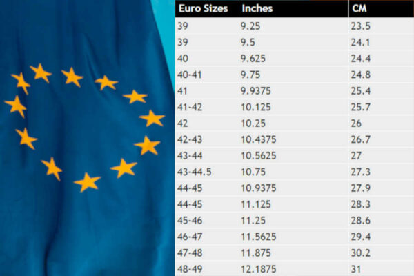 Shoe Size Chart - Best Shoe Size Guide